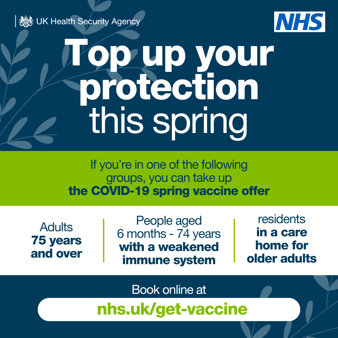 Spring Covid 19 Booster Vaccinations
